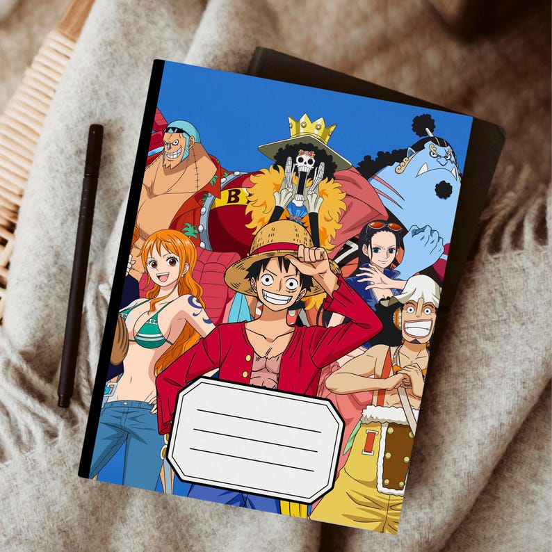 Anime Composition Notebook Covers: Printable Back to School Canva ...