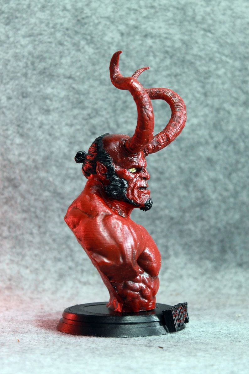 Hellboy Bust / Action Figure Desktop Decoration - Etsy