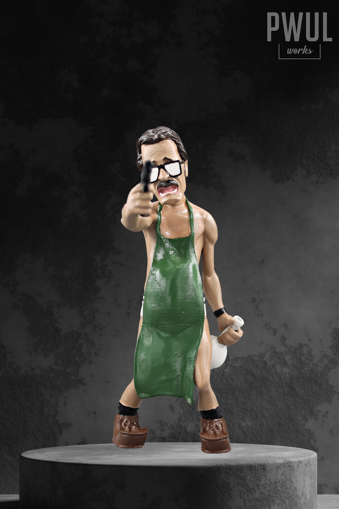 Walter White (heisenberg): the Blue Meth King 20 Cm Figurine - Etsy
