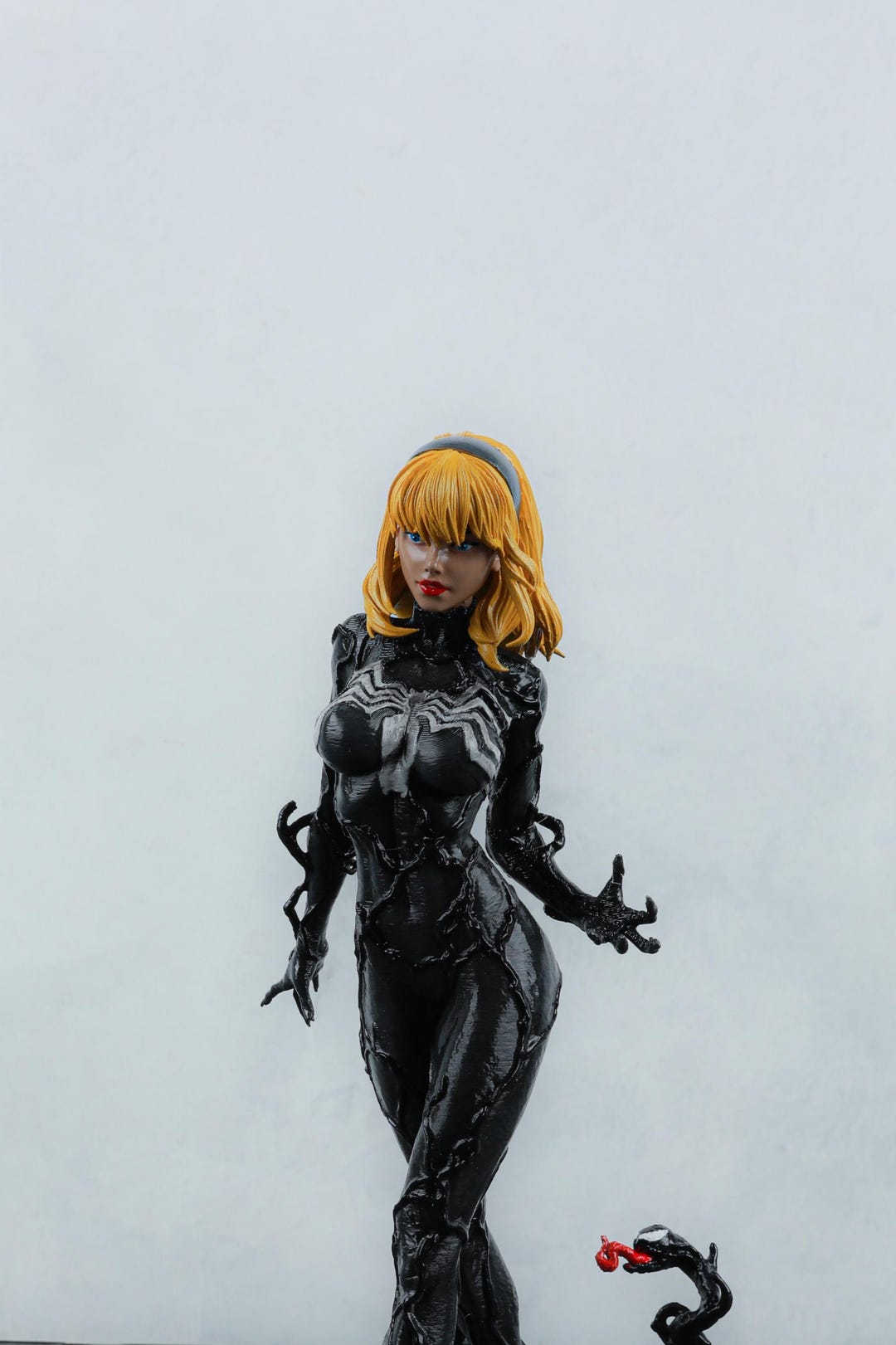 Gwenom Statue | 25cm Hand-painted Gwen Stacy Venom Figure | Marvel ...