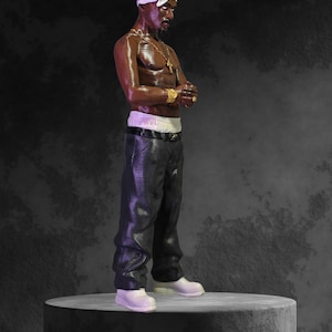Tupac Amaru Shakur 2pac Bust Statue Action Figure Desktop Decoration - Etsy