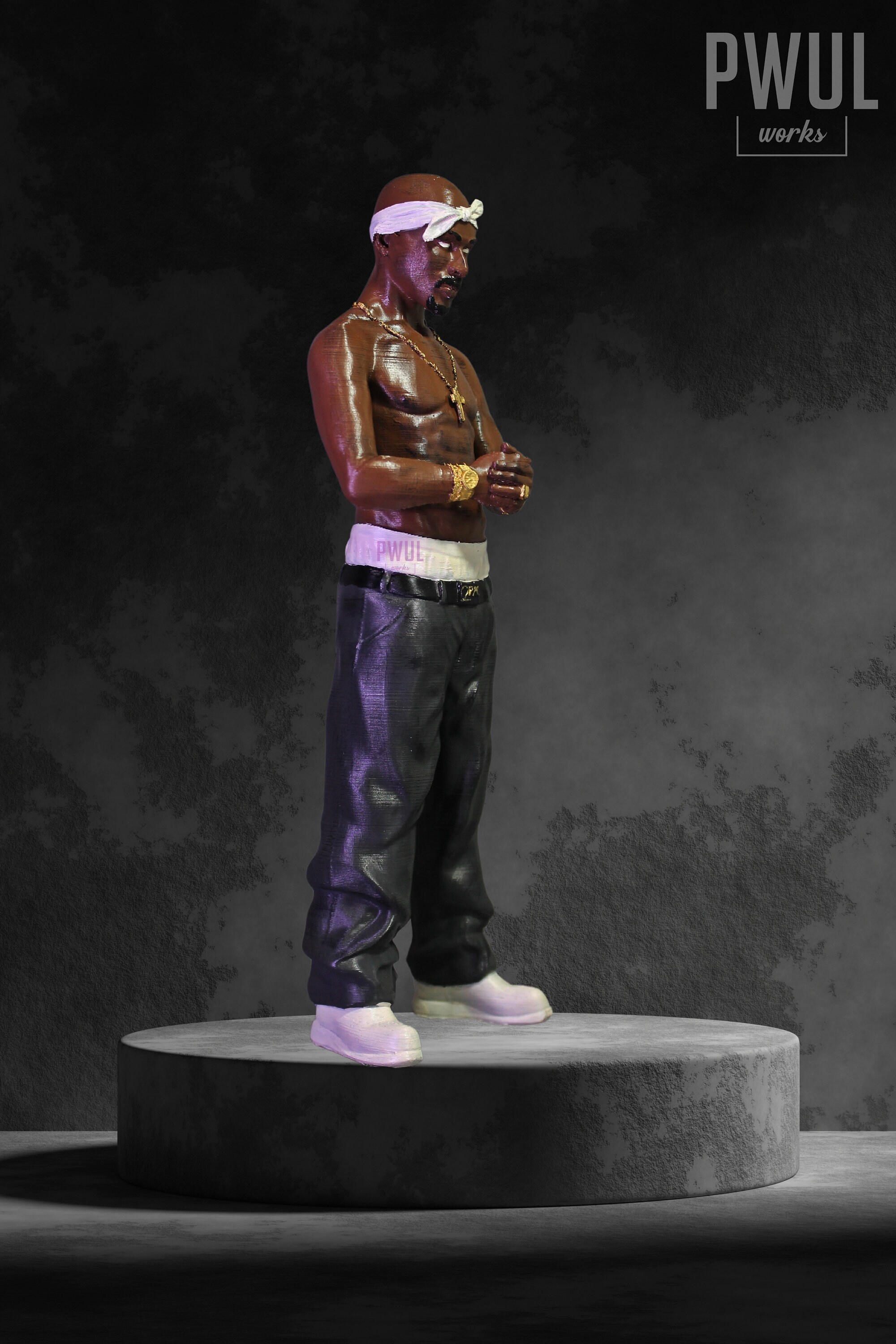 Tupac Amaru Shakur 2pac Bust Statue Action Figure Desktop Decoration - Etsy