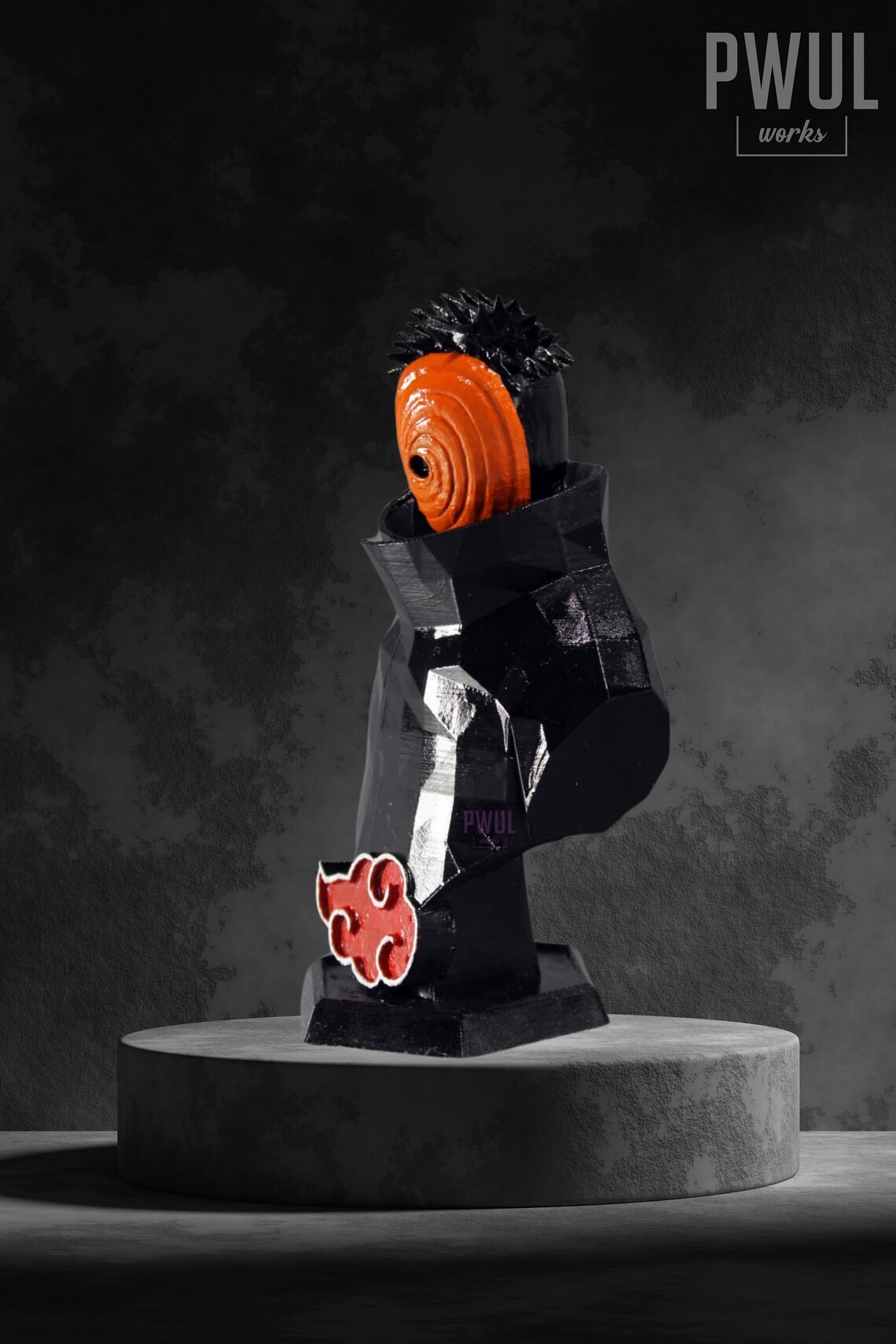 Obito Uchiha Akatsuki Tobi Bust Statue Action Figure Desktop Decoration ...