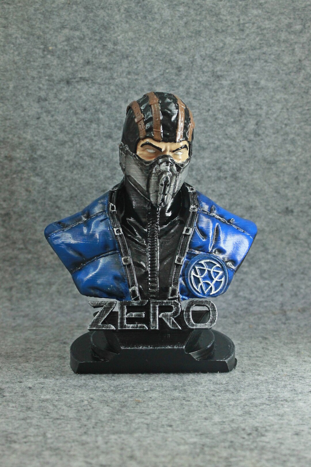 Sub-zero Mortal Kombat Bust Statue Action Figure Desktop Decoration - Etsy