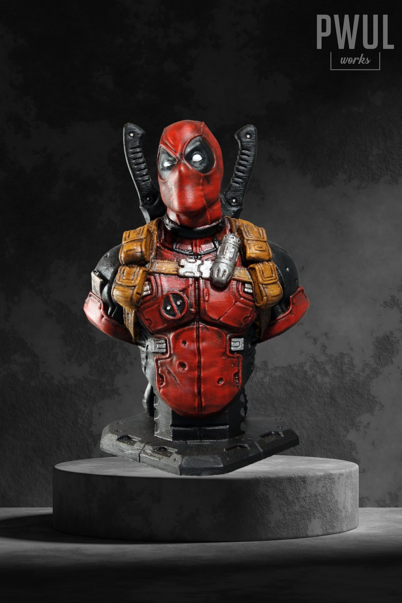 Deadpool Bust / Action Figure Desktop Decoration - Etsy