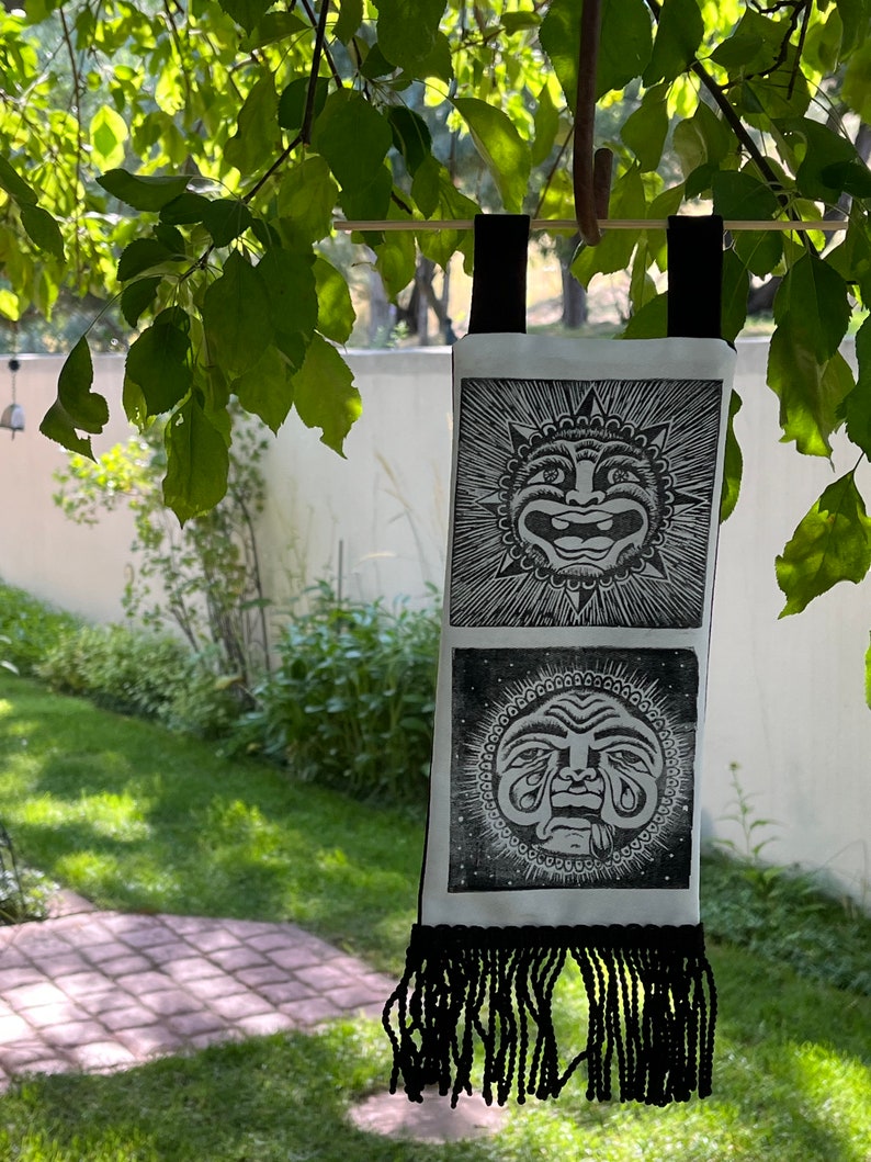 Traditional Tattoo Sun and Moon Banner - Etsy