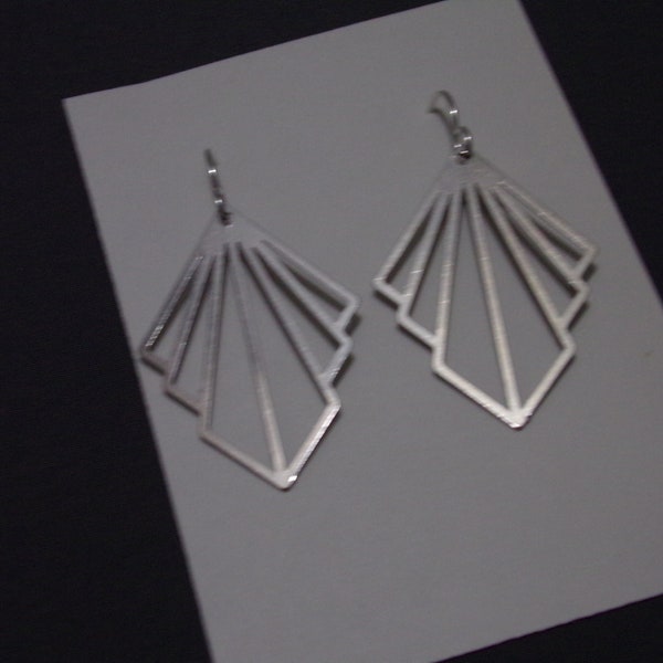 Fan Earrings - Etsy