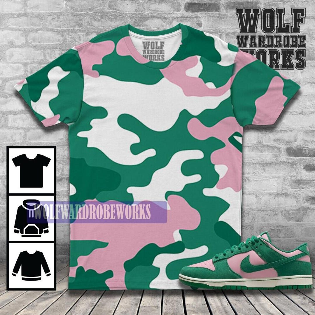 Dunk Pink Malachite Medium Soft Low Sail Unisex 3D Bomber Jacket, T ...