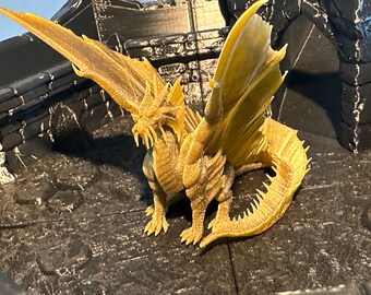 Wyrmling Brass Dragon Metallic Mini DND Pathfinder Dungeons & Dragons ...