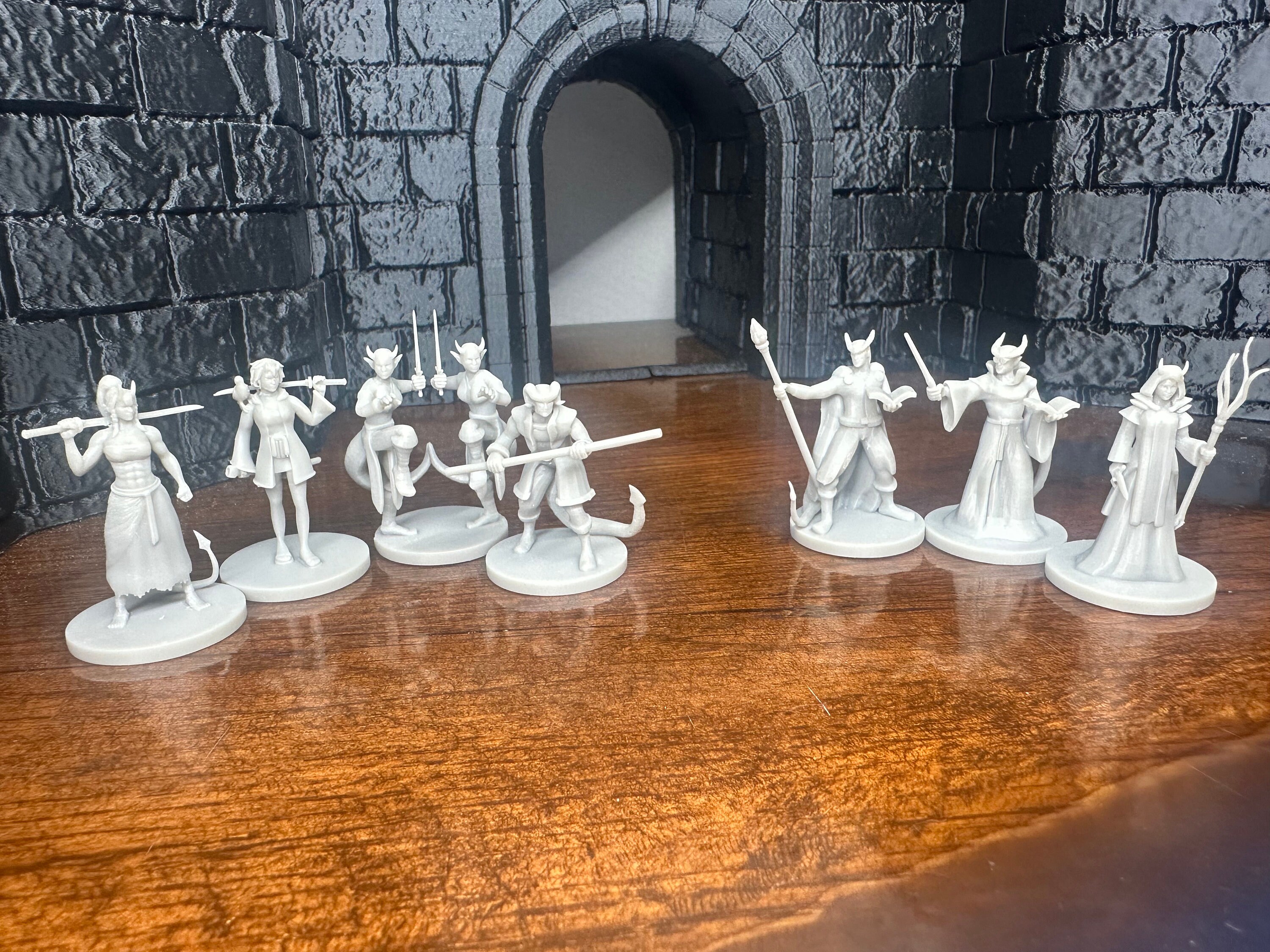 Tiefling Miniature Collection Complete Set of 54 Dnd 3D Printed Resin ...