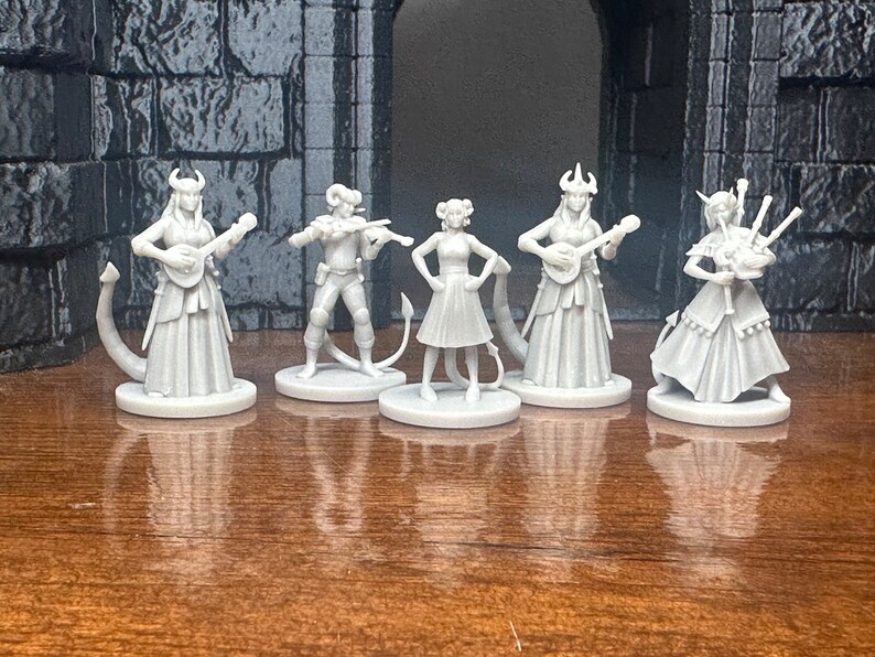 Tiefling Miniature Collection Complete Set of 54 Dnd 3D Printed Resin ...