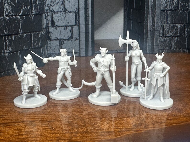 Tiefling Miniature Collection Complete Set of 54 Dnd 3D Printed Resin ...