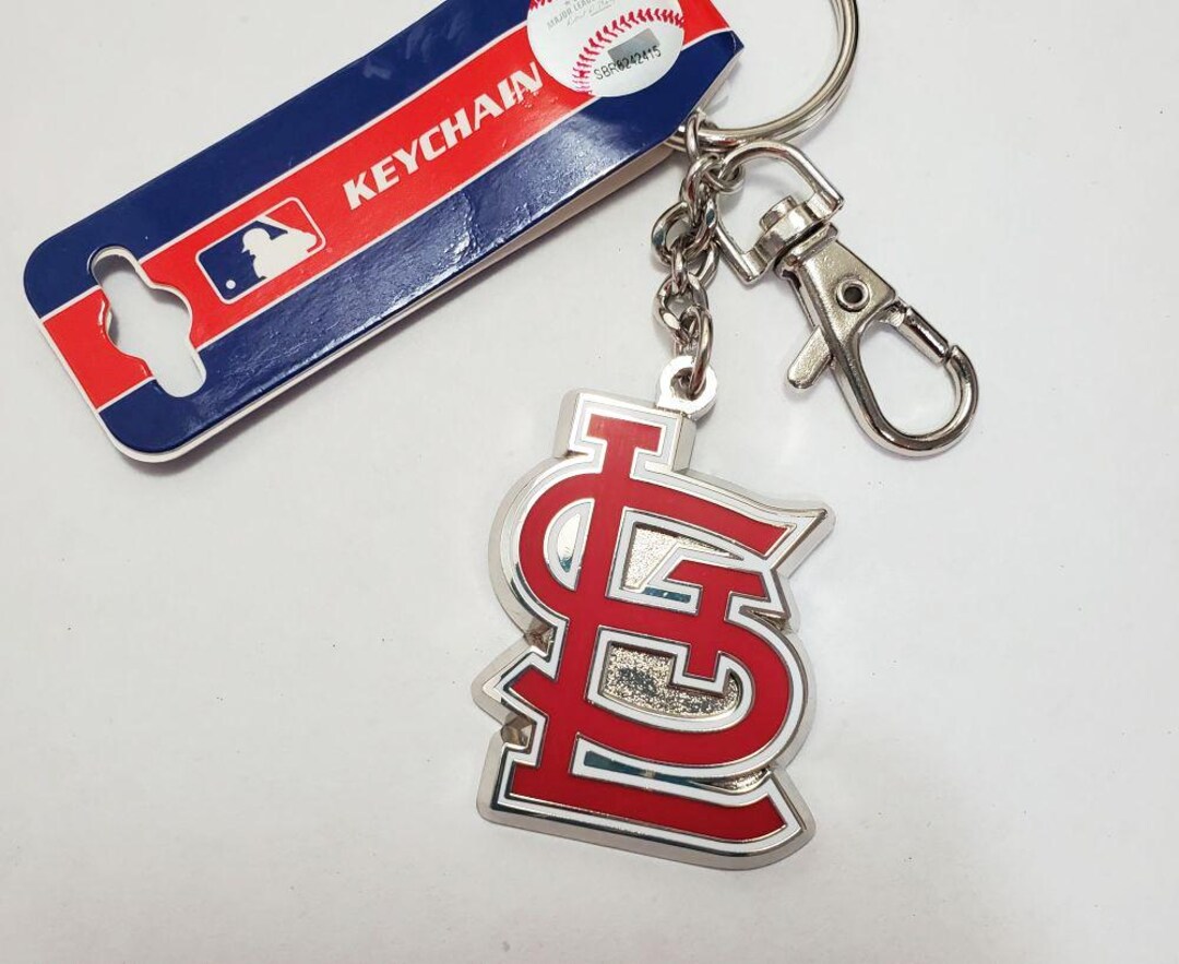 ST LOUIS CARDINALS Baseball Keychain or Pet Cat Dog Collar Jewelry ...