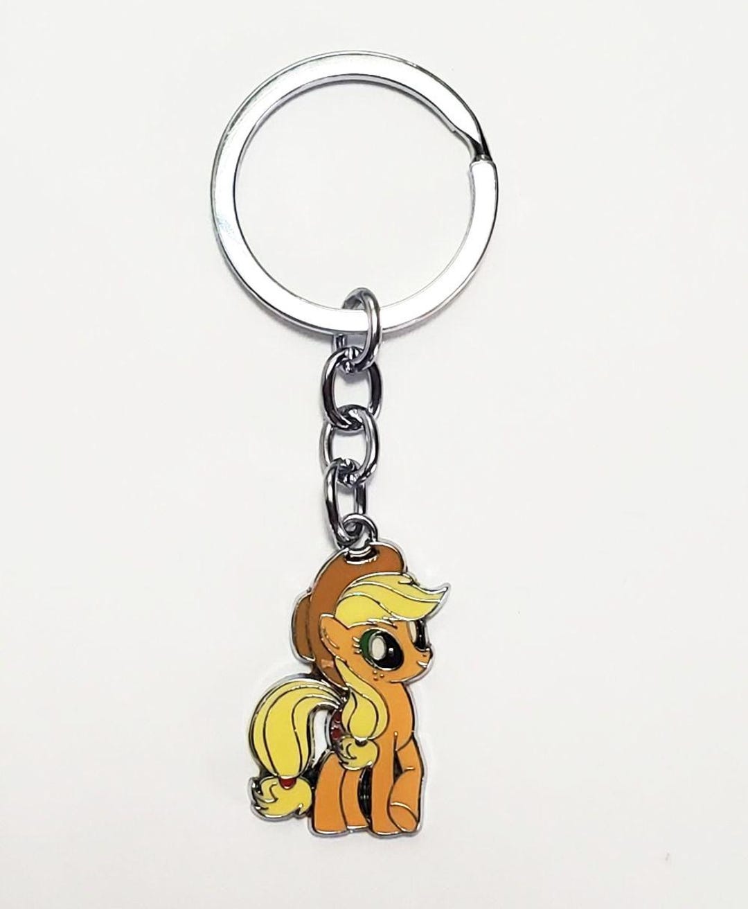 MY LITTLE PONY Charm Applejack Character Keychain Key Chain Ring or ...