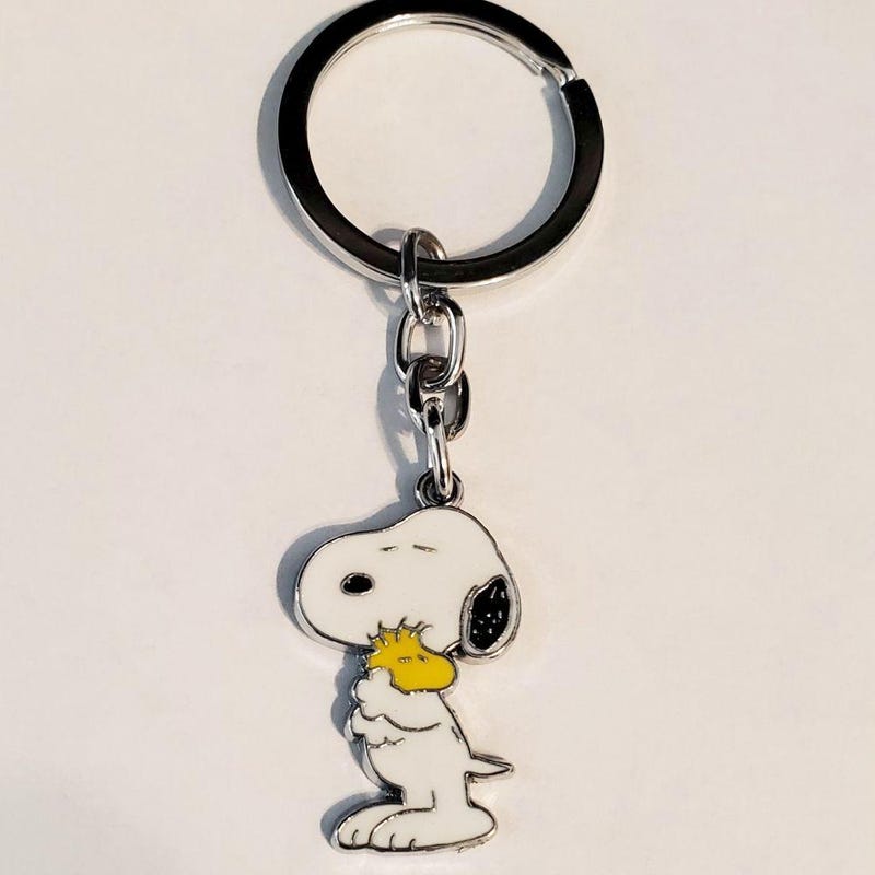 Snoopy Keychain - Etsy