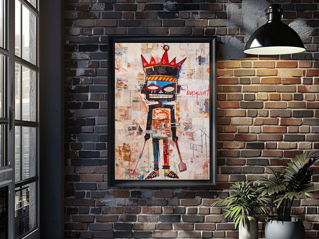 Basquiat Print Street Art Style Posters. Wall Art / Poster Basquiat ...