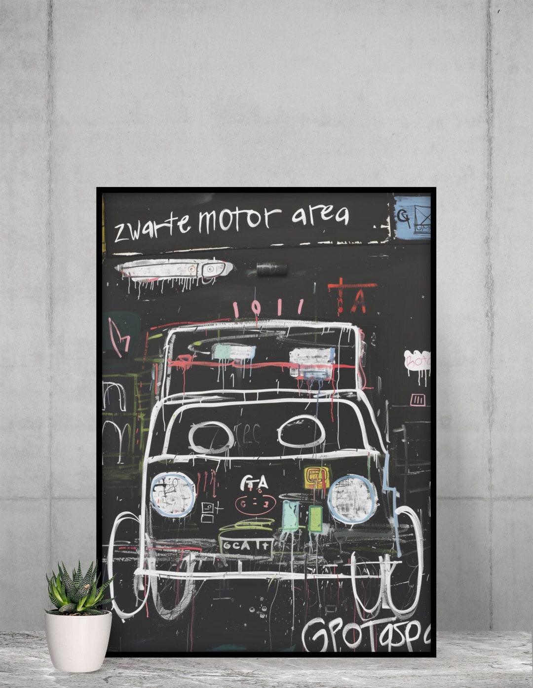 Basquiat Print Street Art Style Posters. Wall Art / Poster Basquiat ...