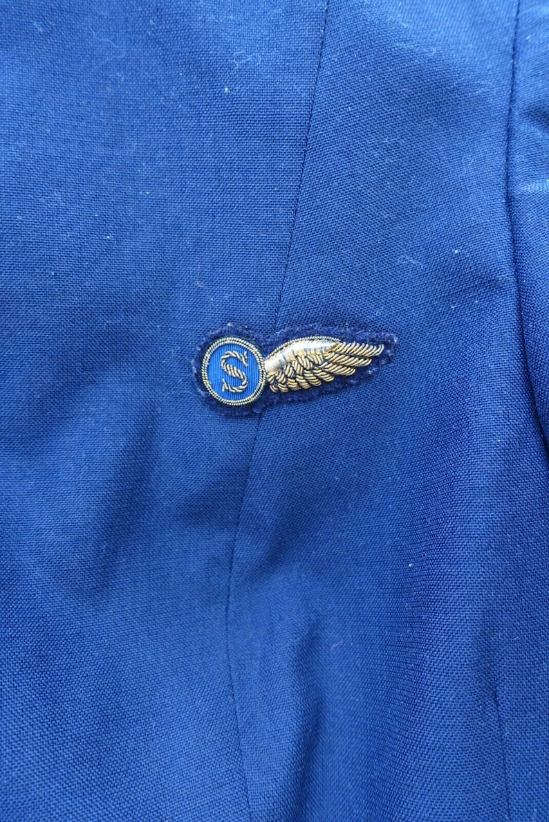 Vintage 1960s BOAC Cabin Crew STEWARDESS Uniform Jacket by Norman ...