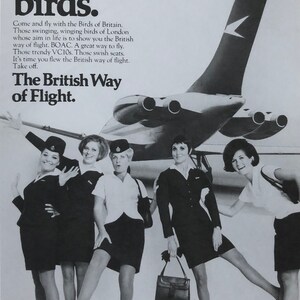 Vintage 1960s BOAC Cabin Crew STEWARDESS Uniform Jacket by Norman ...