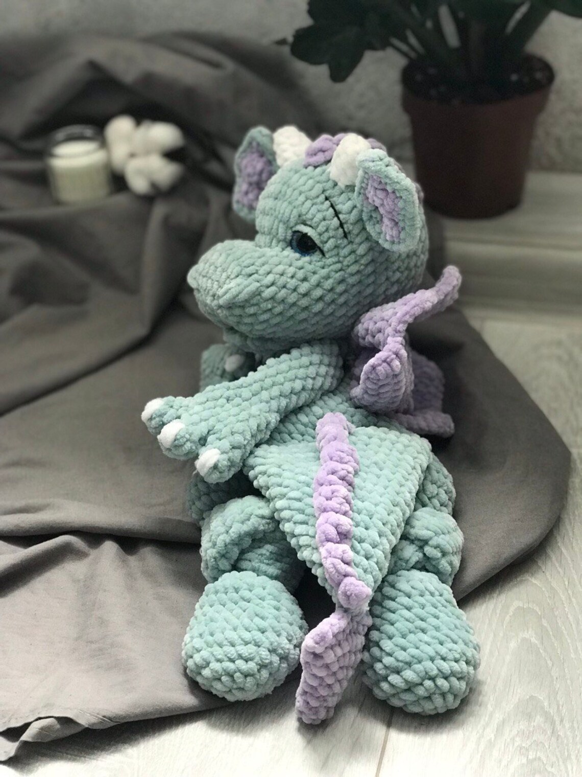 Crochet Pattern Dragon - Etsy