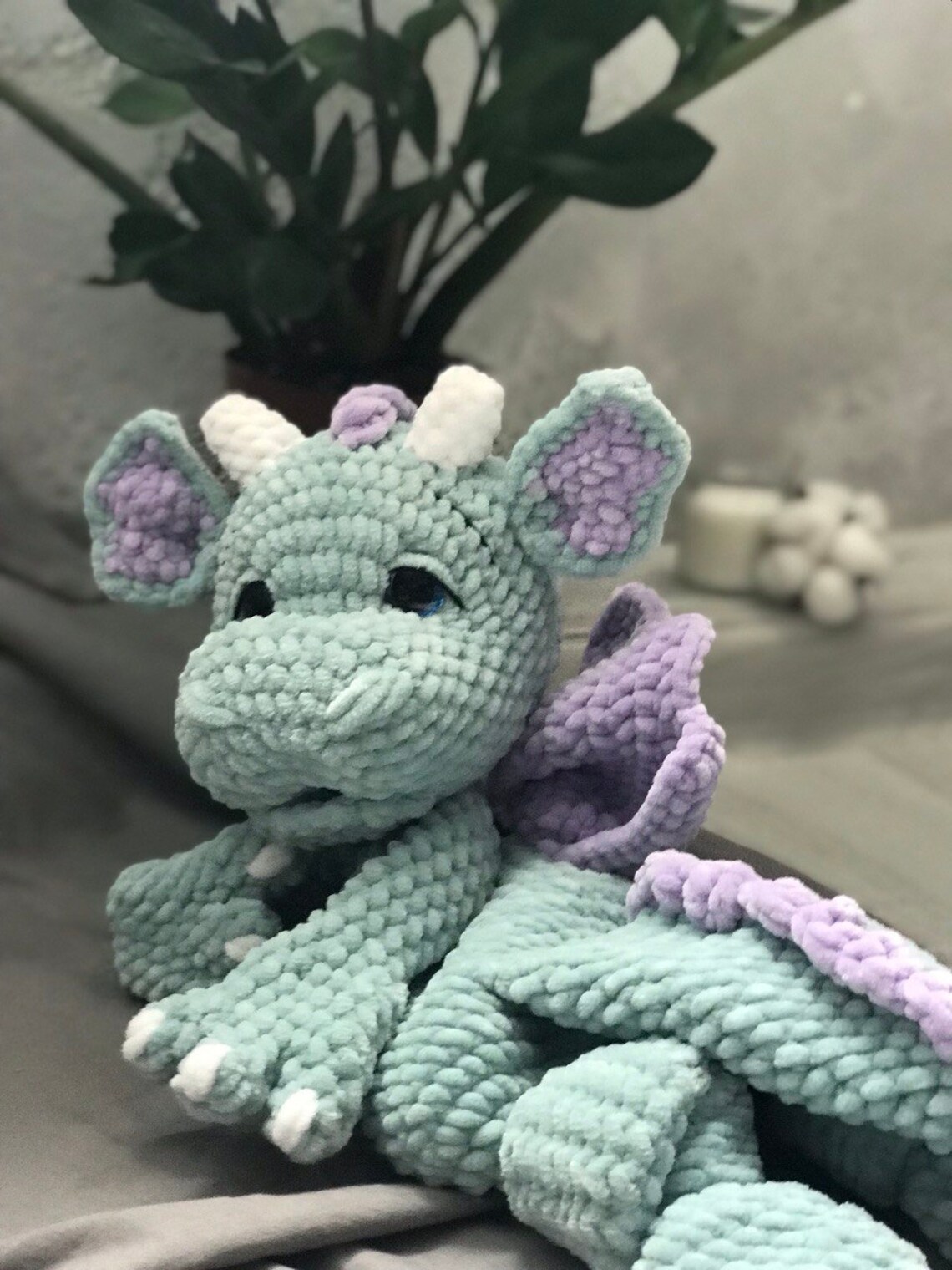 Crochet Pattern Dragon - Etsy