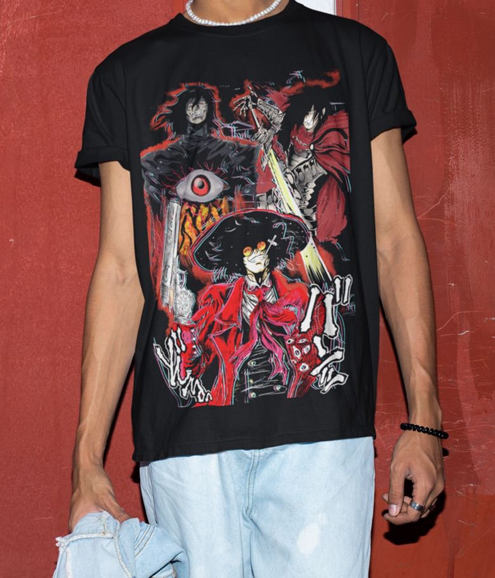 Ultimate Vampire Shirt, Vampire Hoodie, Anime Hellsing Shirt, Alucard ...