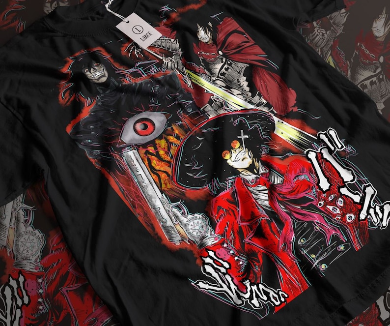Ultimate Vampire Shirt, Vampire Hoodie, Anime Hellsing Shirt, Alucard ...