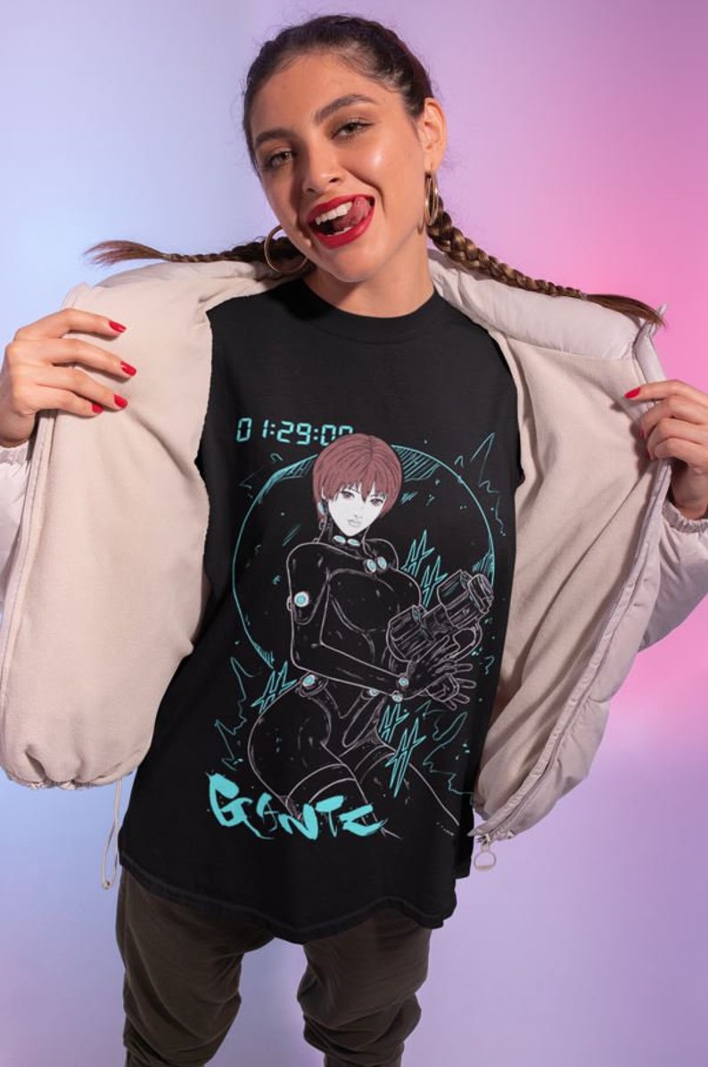 Unisex Gantz Anime Woman T-shirt, Manga Waifu Shirt - Etsy