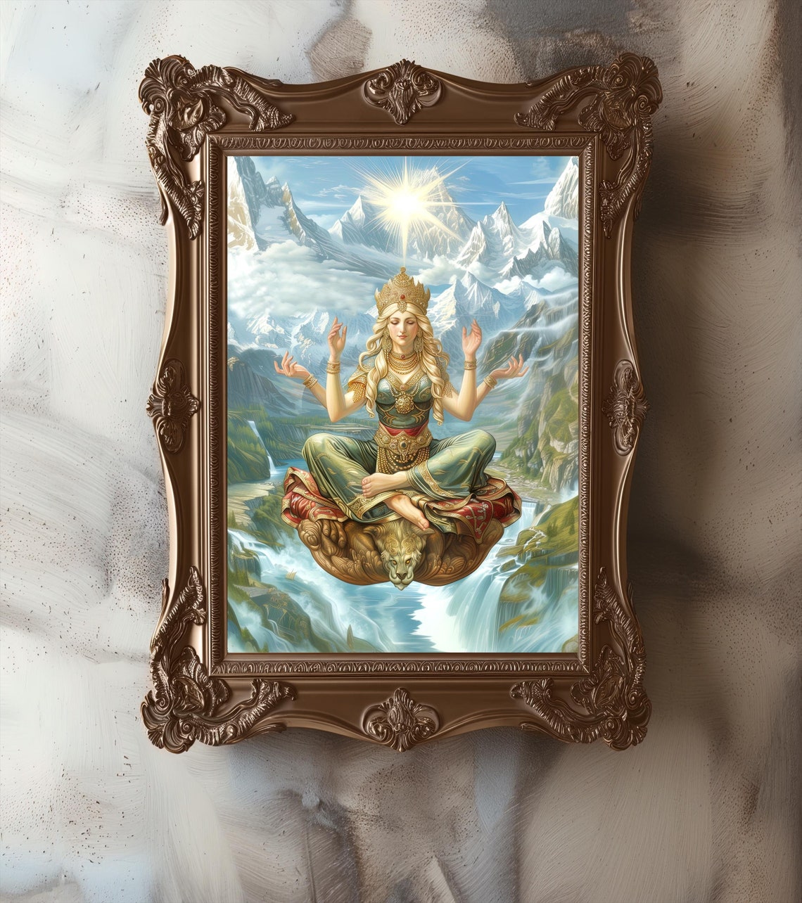 Freyja Goddess Art Print: Norse Deity, Viking Occult Poster - Etsy