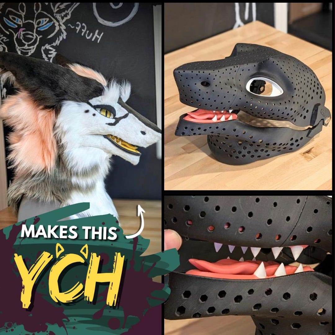 Sergal Fursuit Headbase Kit With Moving Jaw - Etsy