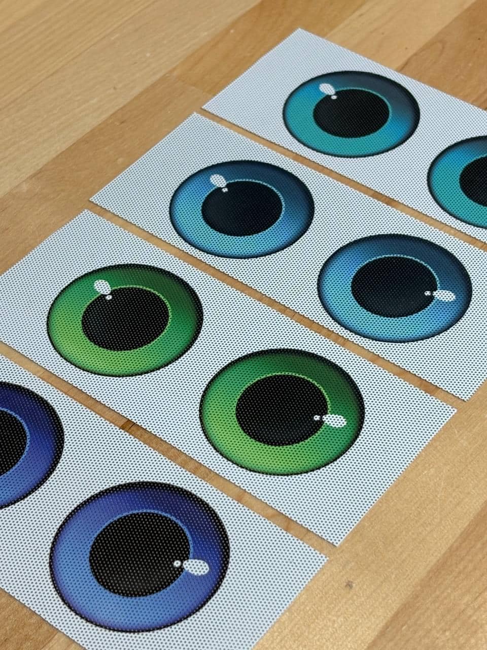 Fursuit Eyes - 12 Colors // Sublimated PVC Mesh - Etsy