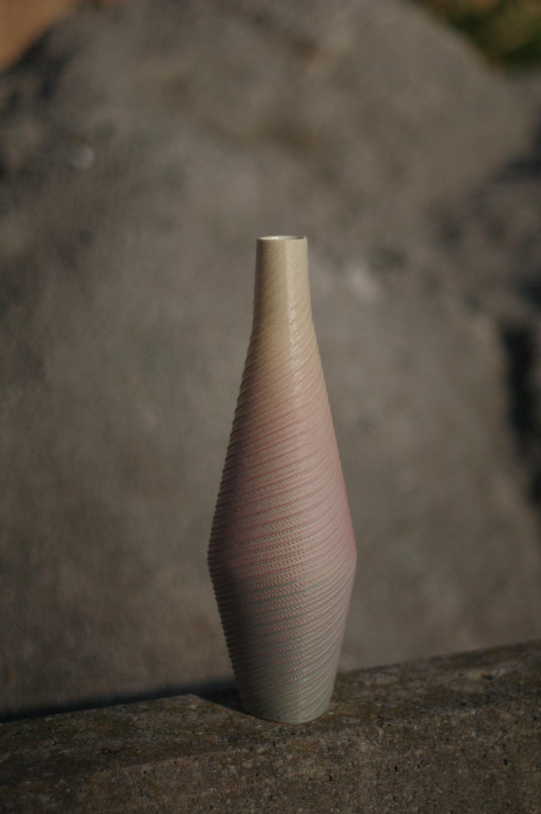 Sunset Vase 3D Printed Ceramic Porcelain - Etsy
