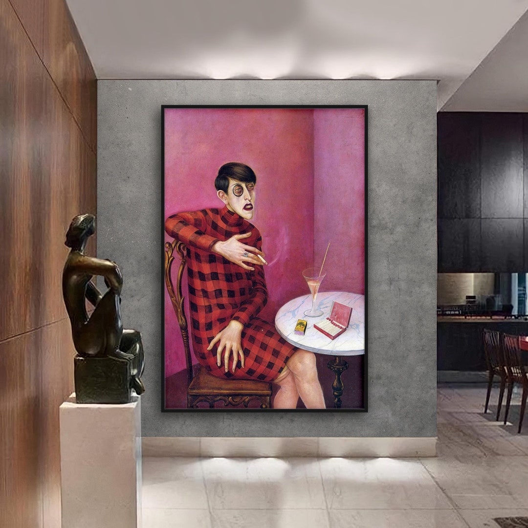 Portrait of Sylvia Von Harden, Otto Dix Painting, Otto Dix Exhibition ...