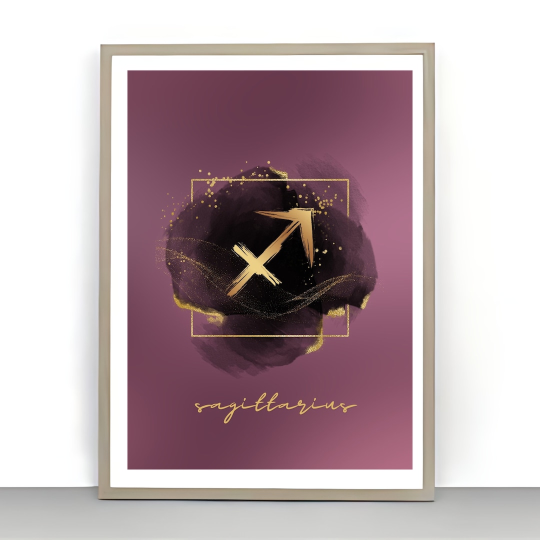 Sagittarius Printables Sagittarius Art Sagittarius Star Sign Print ...