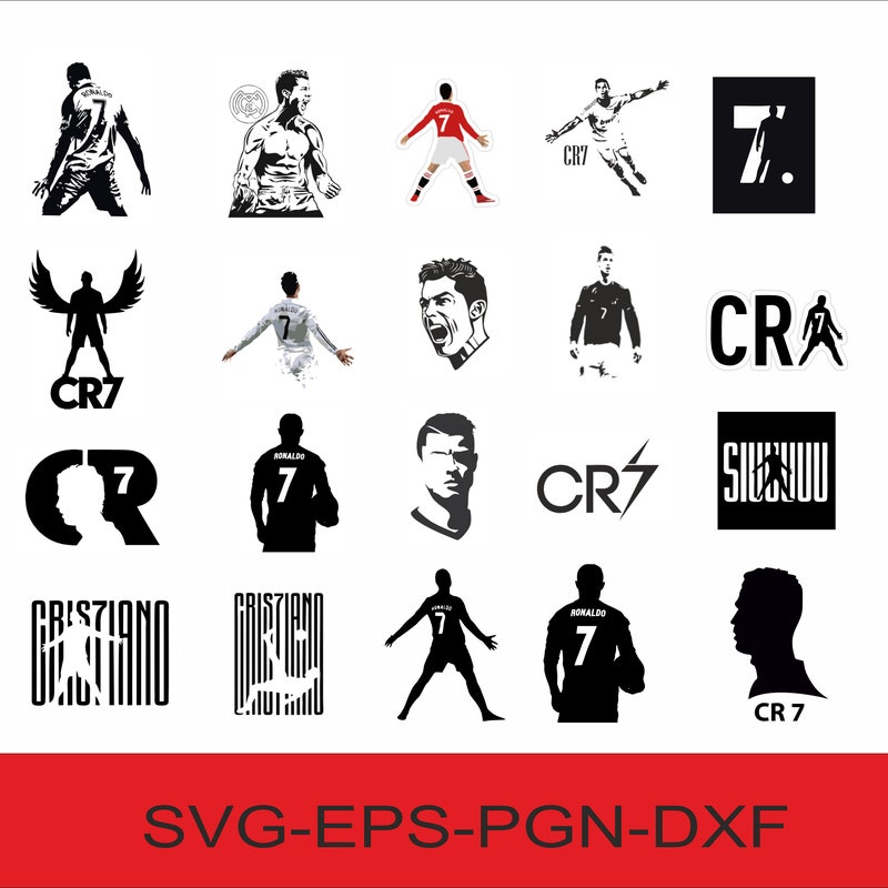 Ronaldo Cr7 Design Png - Etsy