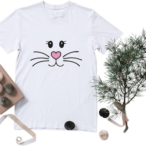 Bunny Face SVG Set: Easter Cut Files for Cricut - Etsy