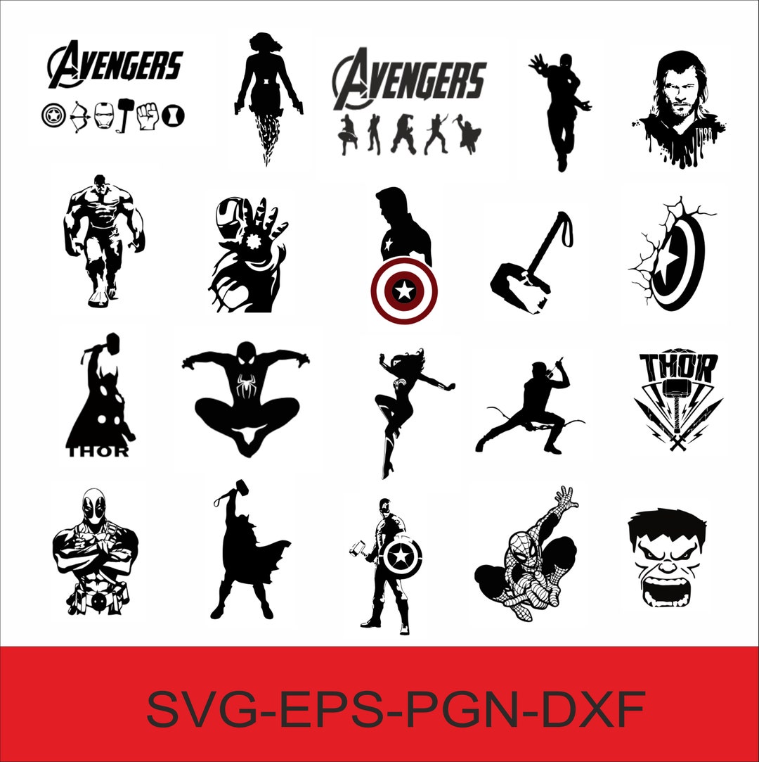 Marvels Svg, Marvel Avengers Svg, Marvels Svg for Cricut, Marvels Png ...