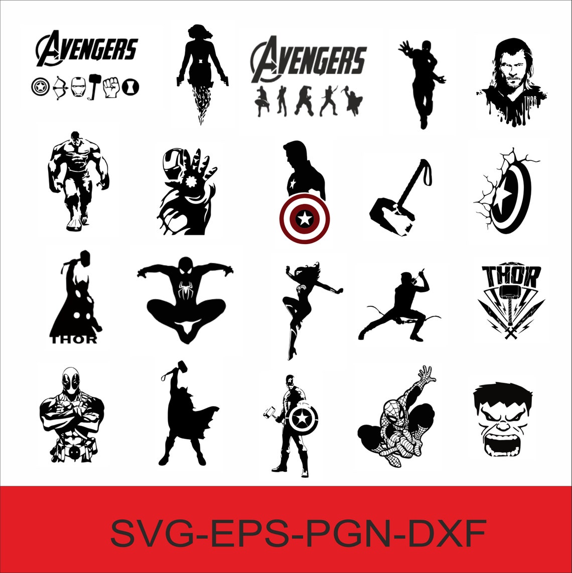 Marvels Svg, Marvel Avengers Svg, Marvels Svg for Cricut, Marvels Png ...