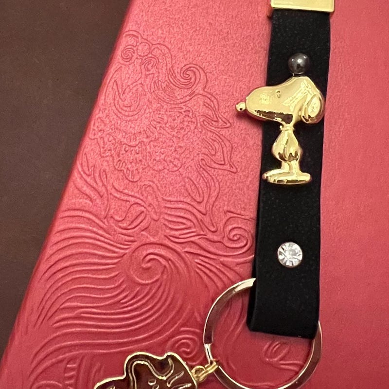 Snoopy Keychain - Etsy