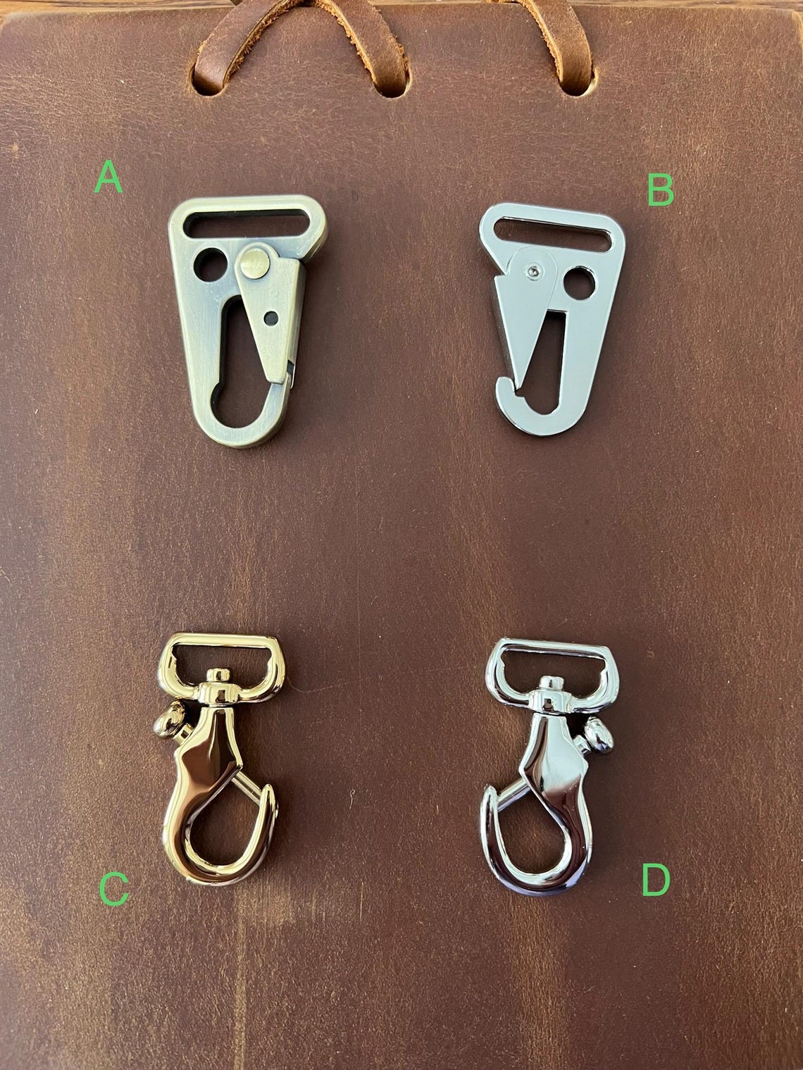 Leather Belt Key Ring Clip Holder, DIY Packet - Etsy