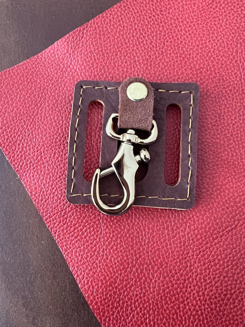 Leather Belt Key Ring Clip Holder, DIY Packet - Etsy