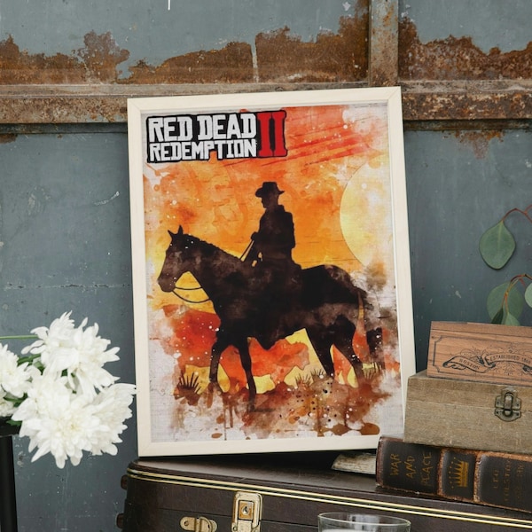 Red Dead Redemption 2 Poster - Etsy