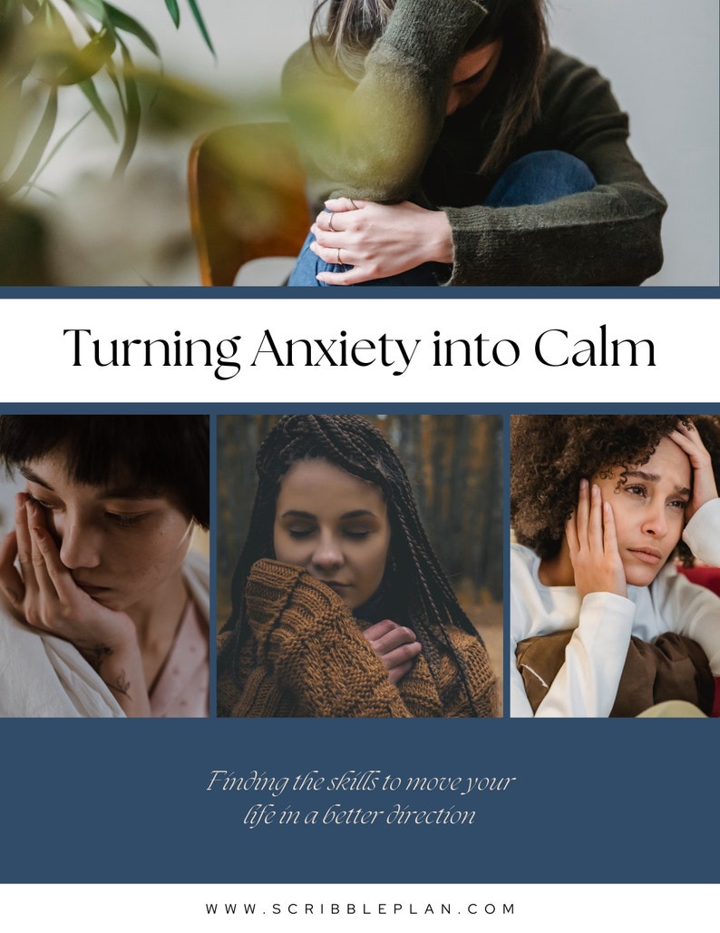 Anxiety Relief Bundle: Ebook, 2 Journals & Affirmation Cards for Stress ...