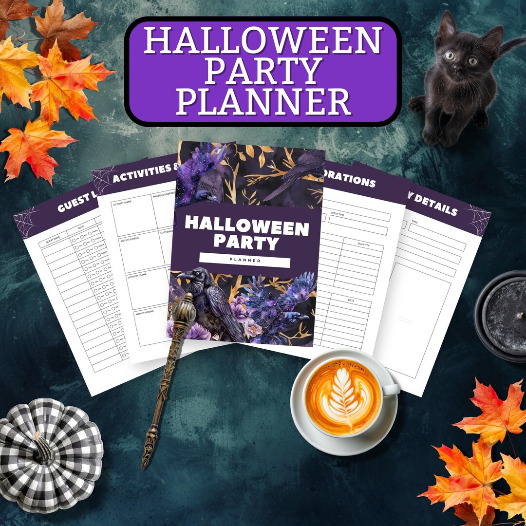 Halloween Party Planner: Spooky Event Organizer, DIY Decorations ...
