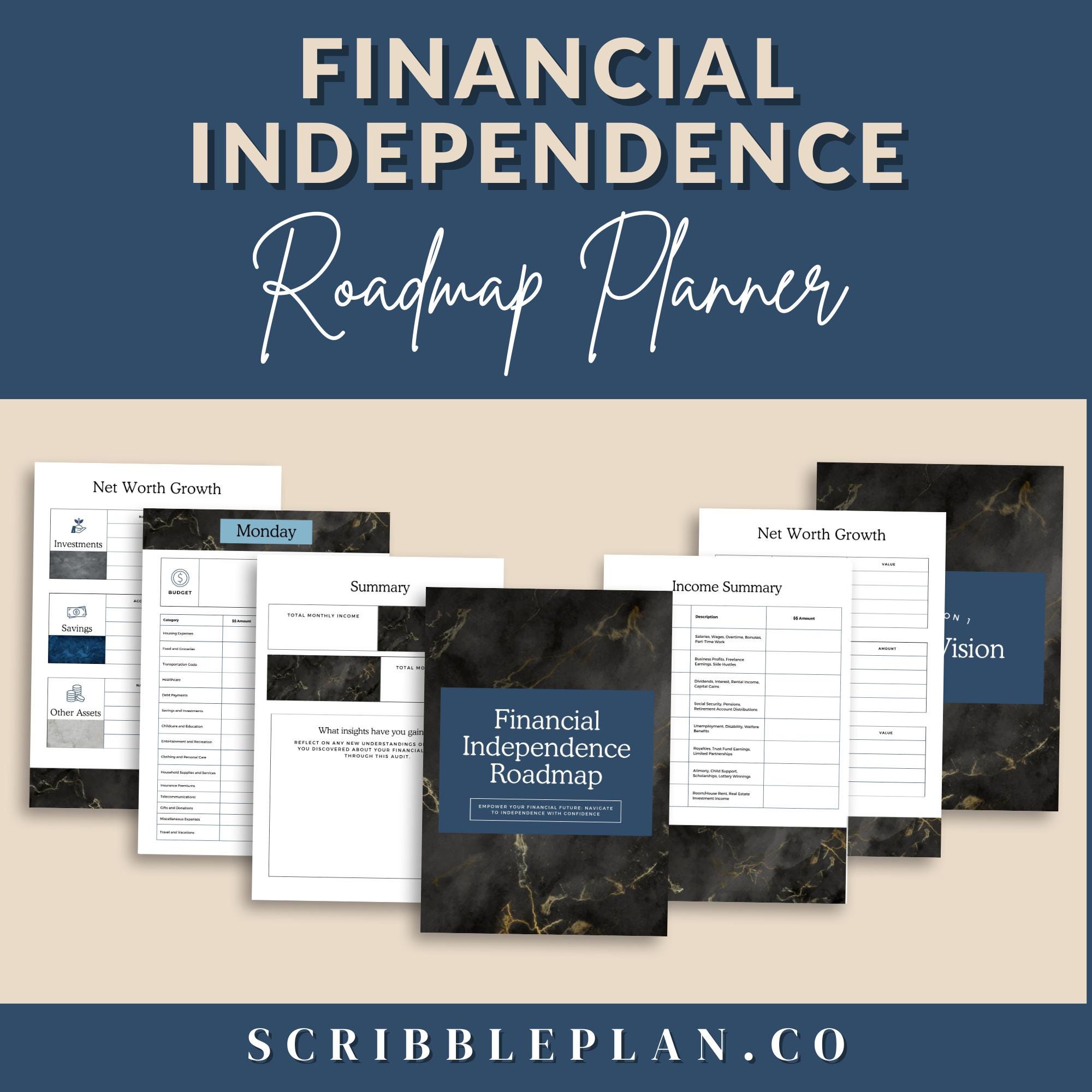 Financial Independence Roadmap Planner Achieve Your Money Goals