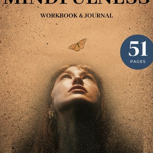 Mindfulness Workbook & Journal for Stress Relief, Self-care, Meditation ...