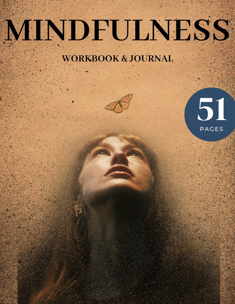Mindfulness Workbook & Journal for Stress Relief, Self-care, Meditation ...
