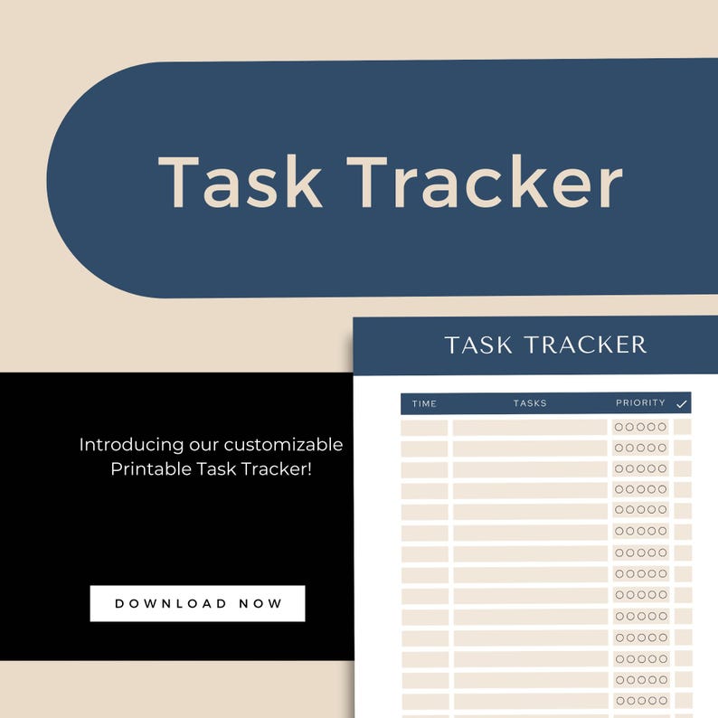Task Tracker & Productivity Planner - Organize Your Goals, Improve ...