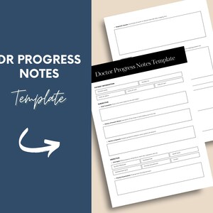 Editable Doctor Progress Notes Template for Medical Professionals - Etsy