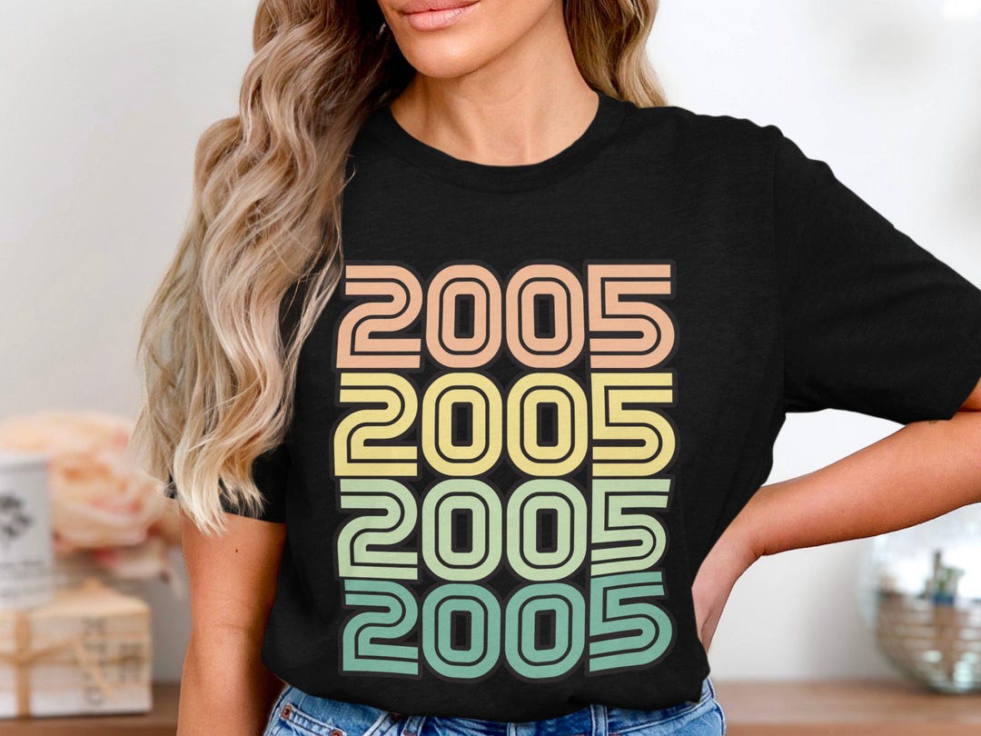 2005 Birthday Shirt, Vintage 2005 T-shirt, Funny Born in 2005 Gift ...